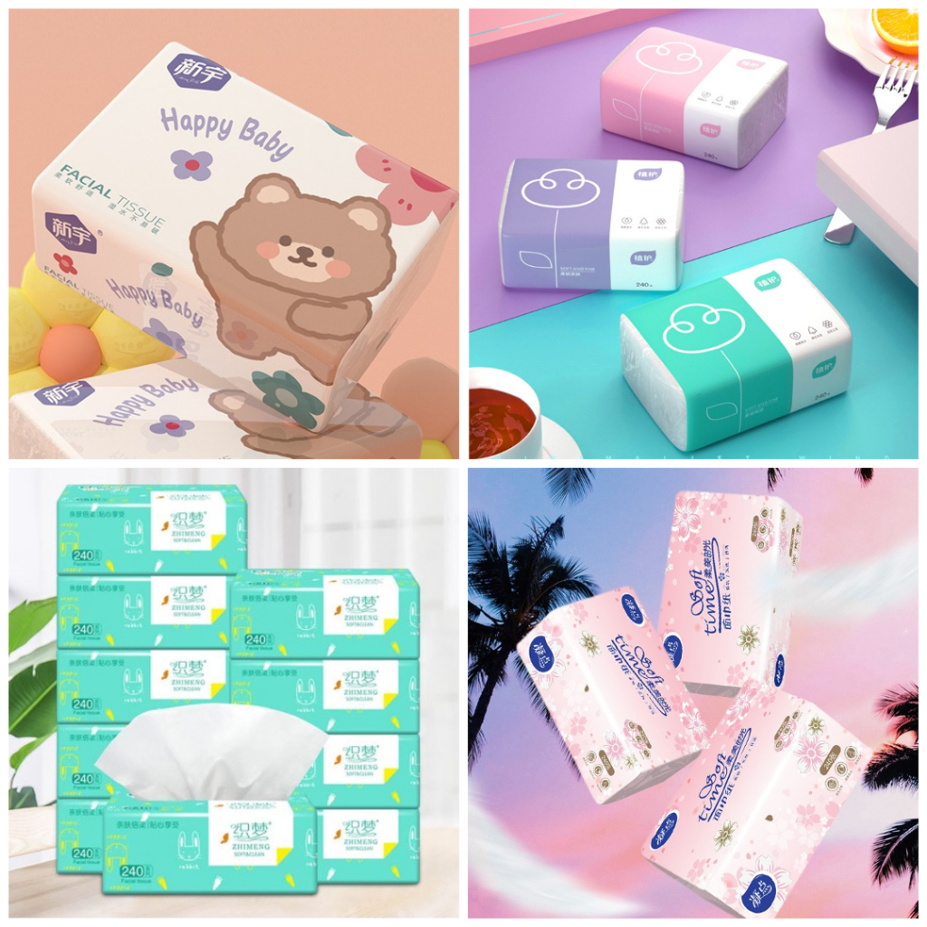 superb Sakura Soft Facial Tissue Paper Bathroom Tissue Travel Tissue ...