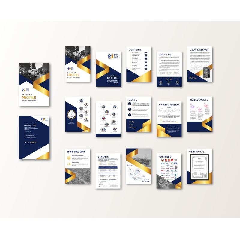 Company Profile Design Services Perkhidmatan untuk buat profile ...