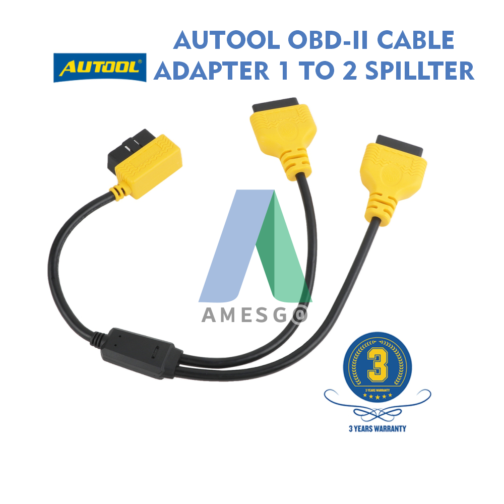 AMESGO AUTOOL Car OBD2 Cable Connector Automobile OBD-II 16pin Adapter ...
