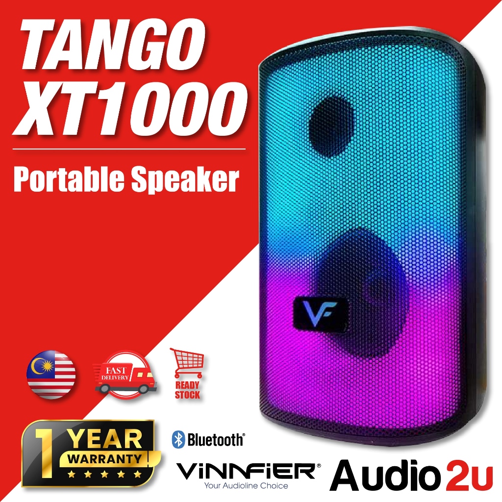 Vinnfier Tango XT1000 Portable Speaker Bluetooth V5.3 Variants Light ...