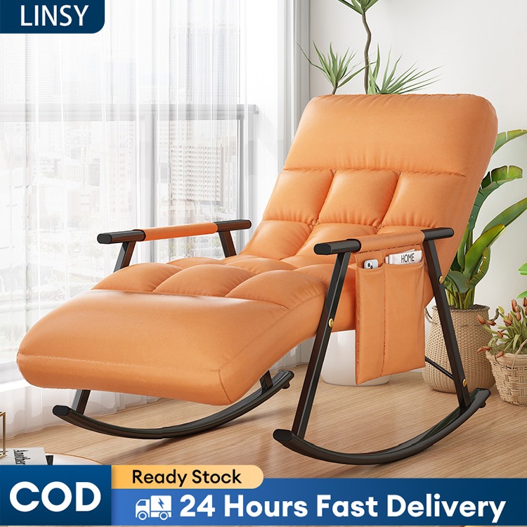 Linsy Large Rocking Chair Lazy Sofa Lazy Chair Cushion Pad Armchair ...