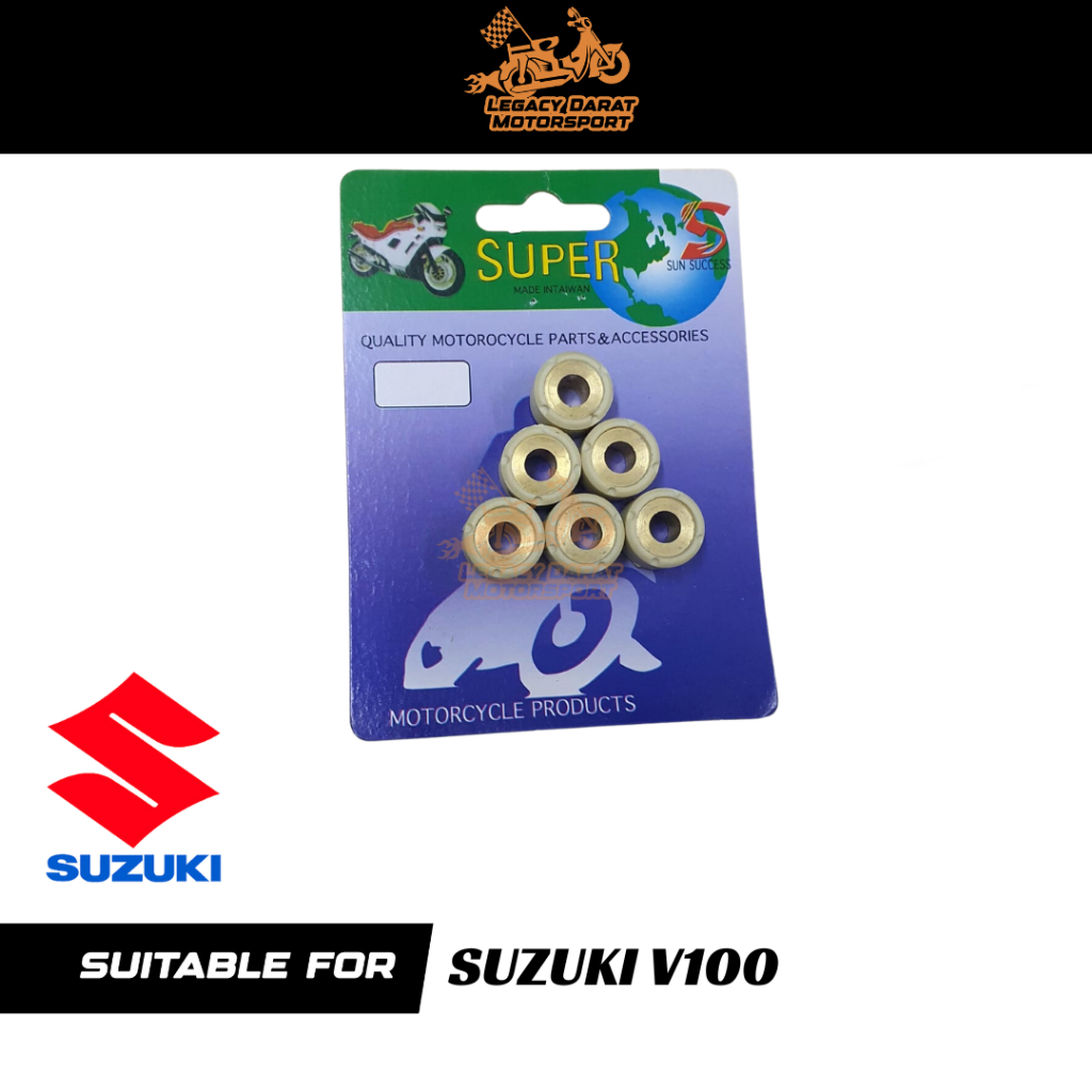 SUZUKI V100 / NEX110 / VS125 / VR125 CVT MOVABLE ROLLER SET | Shopee ...