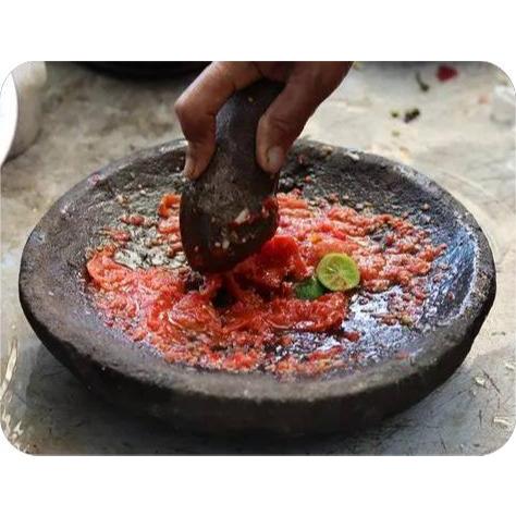 Lesung Cobek Batu | Mortar and Pestle | Cobek Batu & Ulekan | Lesung ...