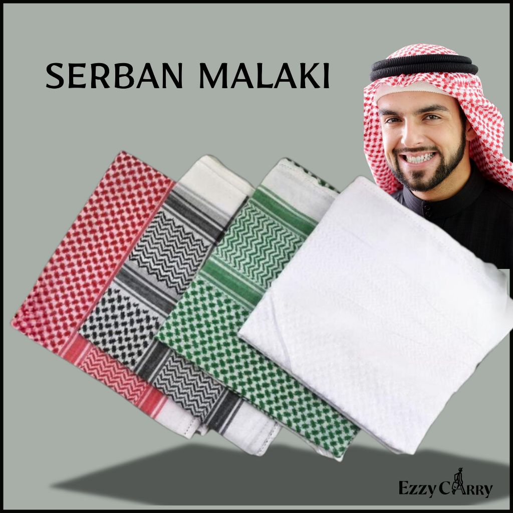 SERBAN MALAKI SERBAN ARAB TAHFIZ 100% COTTON MURAHH | Shopee Malaysia