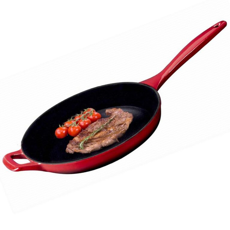 LA CUISINE PAN (26cm) Cast Iron Skillet with Internal Matte Black ...