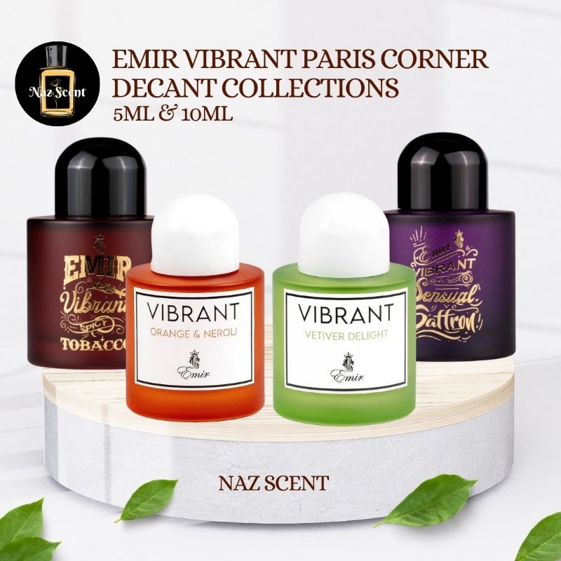 Emir Vibrant Paris Corner Decant Collections ( Orange & Neroli ...
