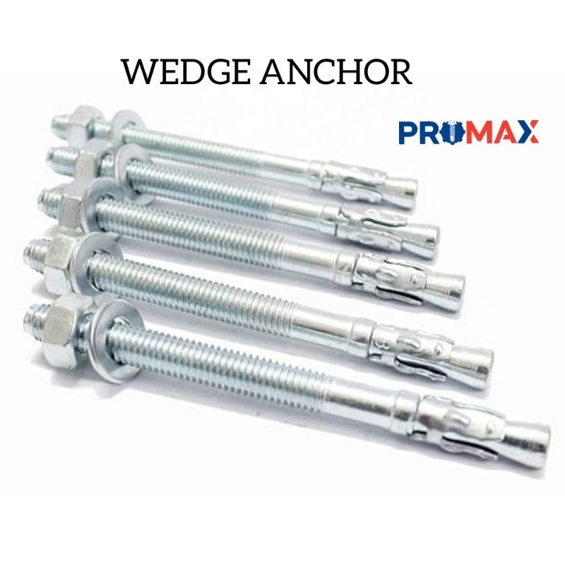 PROMAX Wedge Anchor M10 M12 M16 Wall Plug /Anchor Bolt/Expansion Screw ...