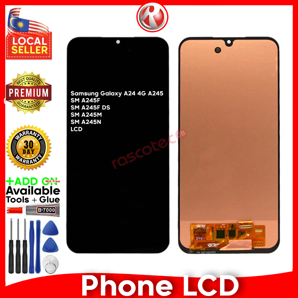 LCD Display Touch Screen Compatible For Samsung Galaxy A24 4G A245 SM-A245F SM-A245F/DS SM-A245M ...