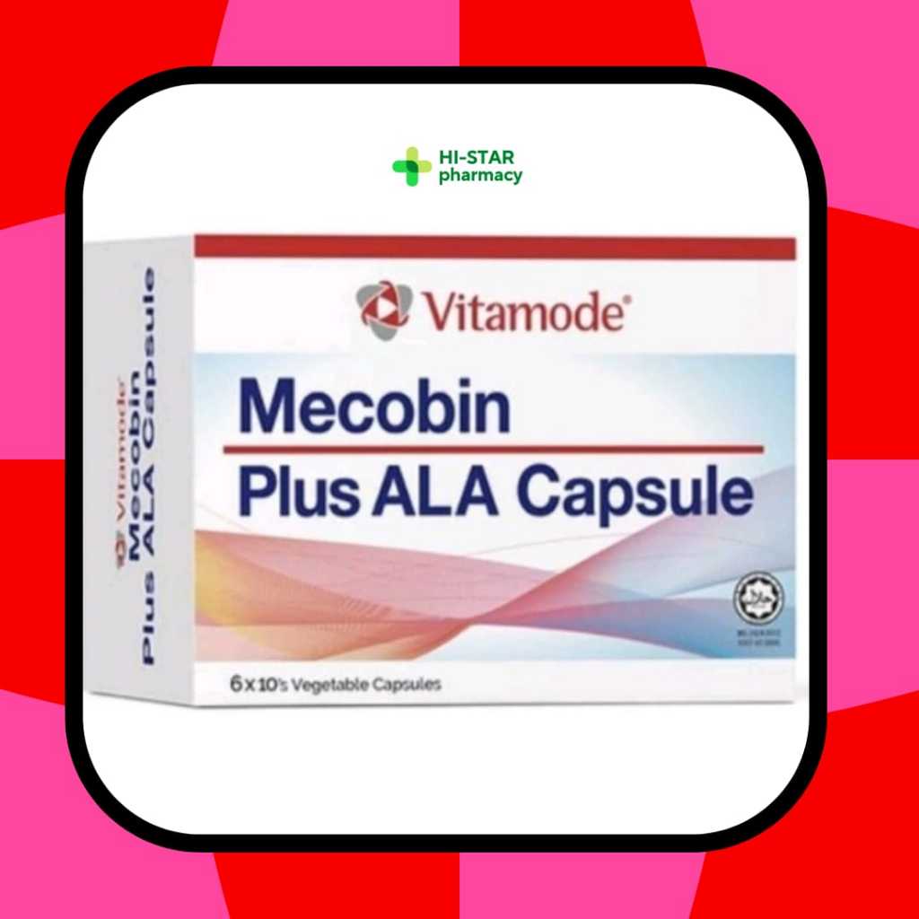 Vitamode Mecobin Plus ALA 60s Capsule - (EXP:11/2025) | Shopee Malaysia