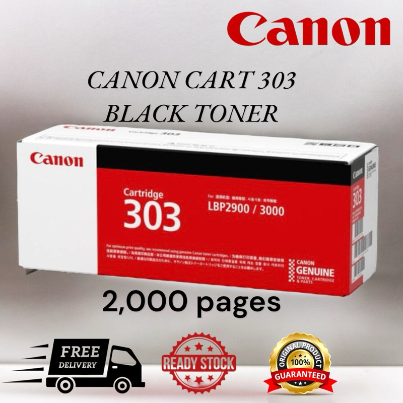 CANON CART 303 Original Laserjet Toner Cartridge | Shopee Malaysia