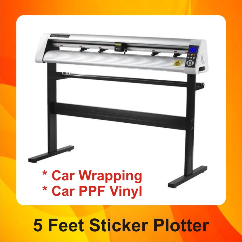 5 Feet Large Format Car Body Sticker Wrapping Vinyl Plotter Machine ( 1 ...