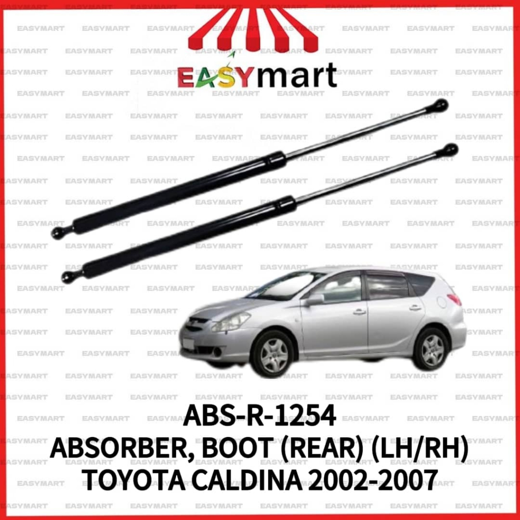 Toyota Caldina 2002-2007 Rear Bonnet Damper Rear Boot Absorber Boot ...