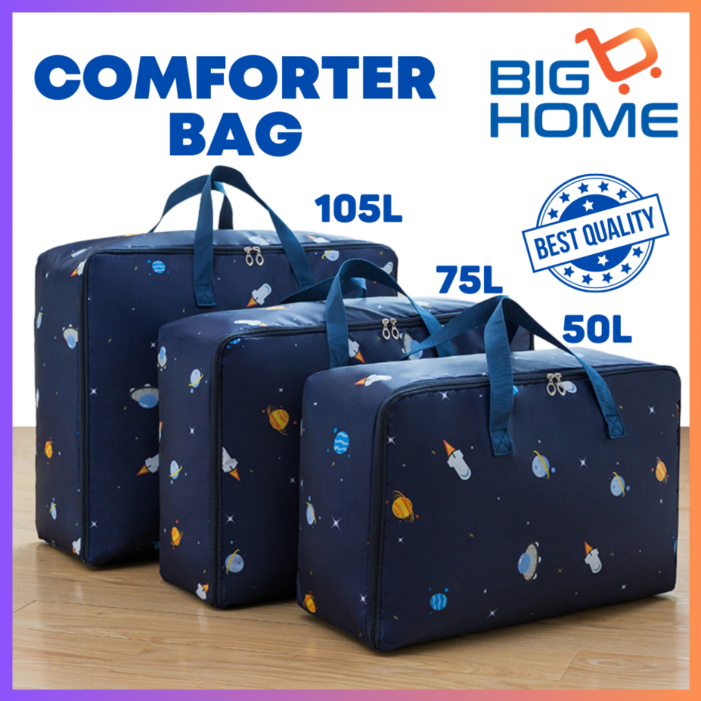 Beg Toto Berzip Comforter Bag Storage Beg Plastik Toto Beg Baju Besar ...