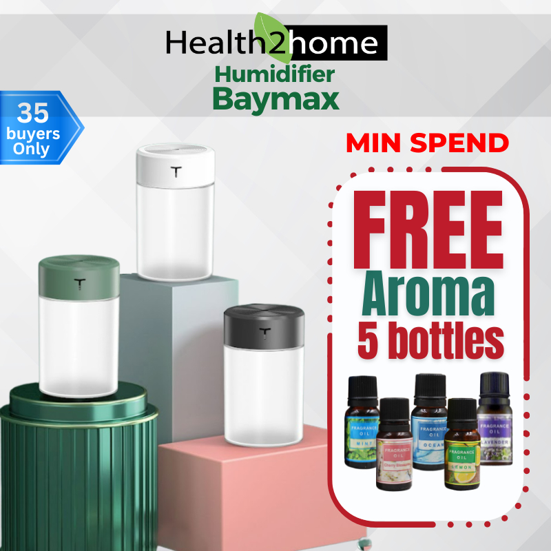 Korean BAYMAX Ultrasonic Air Humidifier / Diffuser using Water Soluble ...