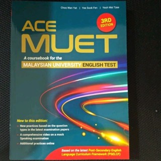 ACE MUET coursebook 2024 | Shopee Malaysia