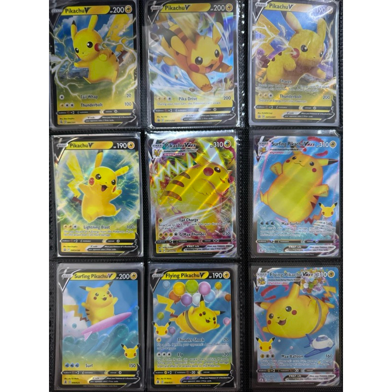 Pikachu SWSH V/Vmax Art Set - PTCG Pokemon Card Original | Shopee Malaysia