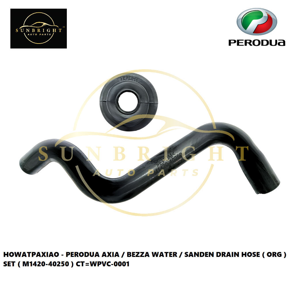 PERODUA AXIA / BEZZA WATER / SANDEN DRAIN HOSE ( ORG ) SET ( M1420 ...