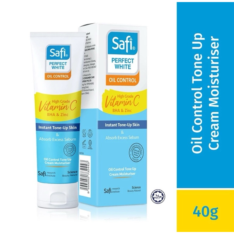 SAFI Perfect White Oil Control Tone Up Cream Moisturizer 40g | Shopee ...