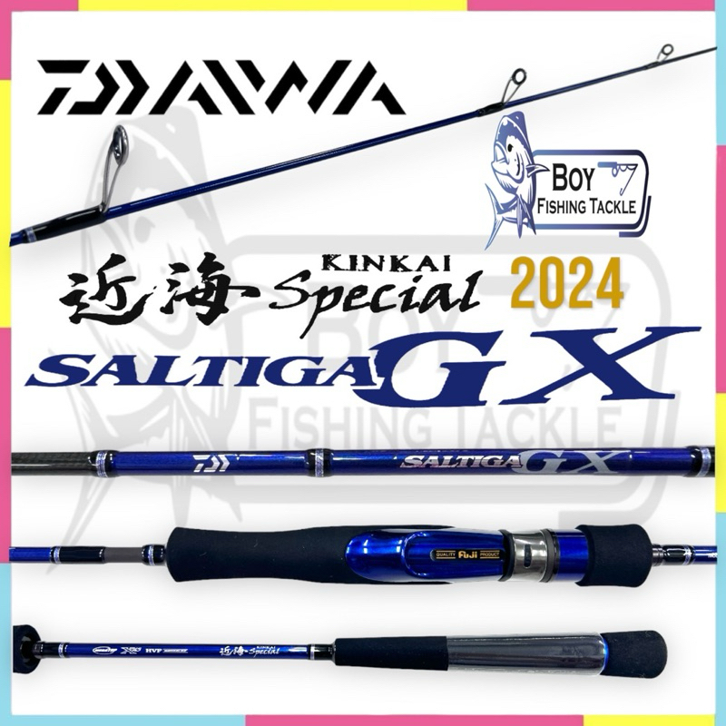 2024 DAIWA SALTIGA GX KINKAI SPECIAL LIGHT JIGGING GX BOTTOM SPINNING ROD FISHING ROD | Shopee ...