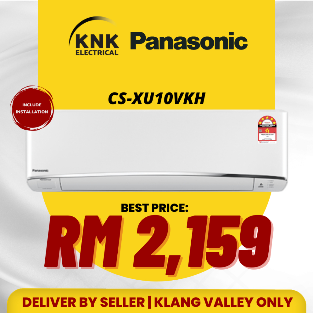 Panasonic X-Premium Inverter R32 Air-Conditioner 1.0HP (CS-XU10VKH ...