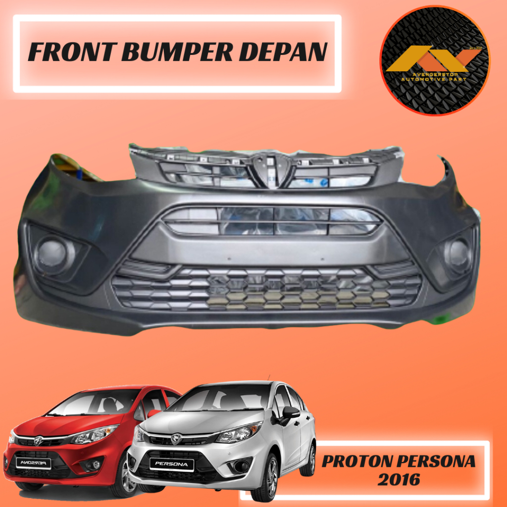Proton Persona Vvt 2016 ( 1st Model ) Front Bumper PP Plastic Malaysia ...