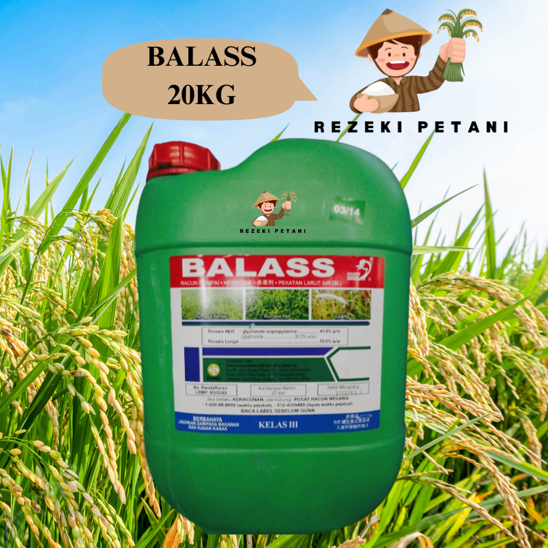 [ORIGINAL] 20L BALASS Kenso (Sama Roundup Ecomax Ken up) Glyphosate 41% ...