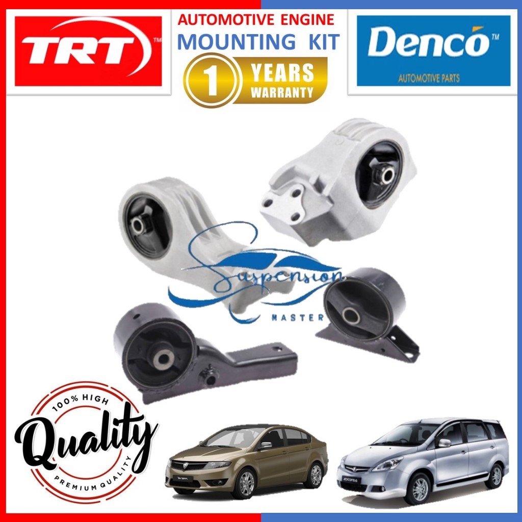 4 IN 1 SET TRT DENCO (RANDOM) BRAND ENGINE MOUNTING - PROTON EXORA BOLD ...