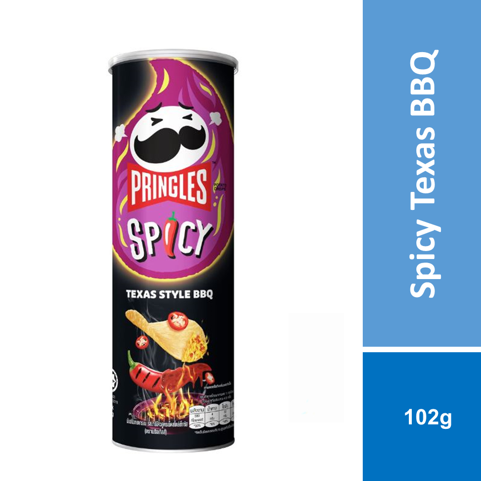 Pringles Chips Snacks - Spicy Texas BBQ 102g | Shopee Malaysia