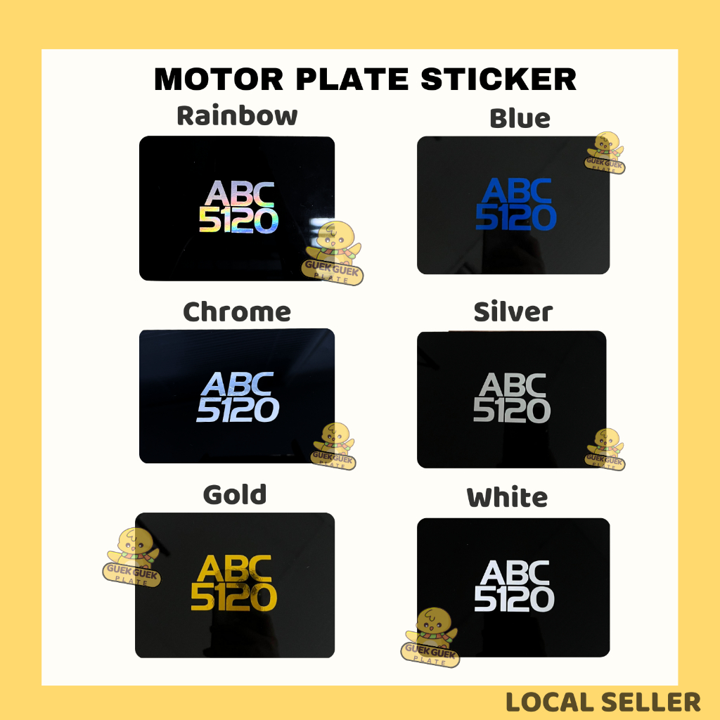 NO PLATE STICKER MOTOR/NUMBER PLATE MOTOR/PLATE MOTOR/MOTOR PLATE ...