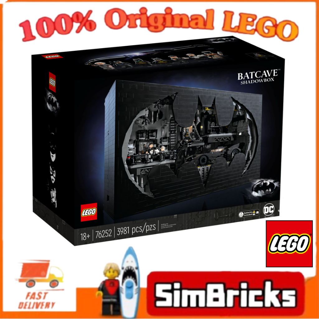 (SimBricks) LEGO 76252 Batcave – Shadow Box | Shopee Malaysia