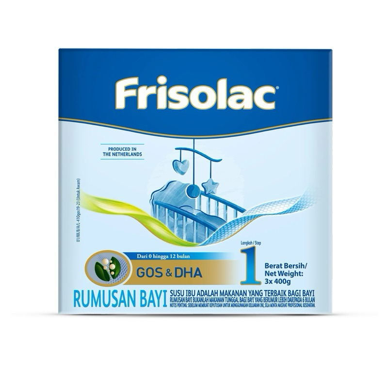 Frisolac step 1 (3x400g) 1.2kg milk powder 100%original | Shopee Malaysia