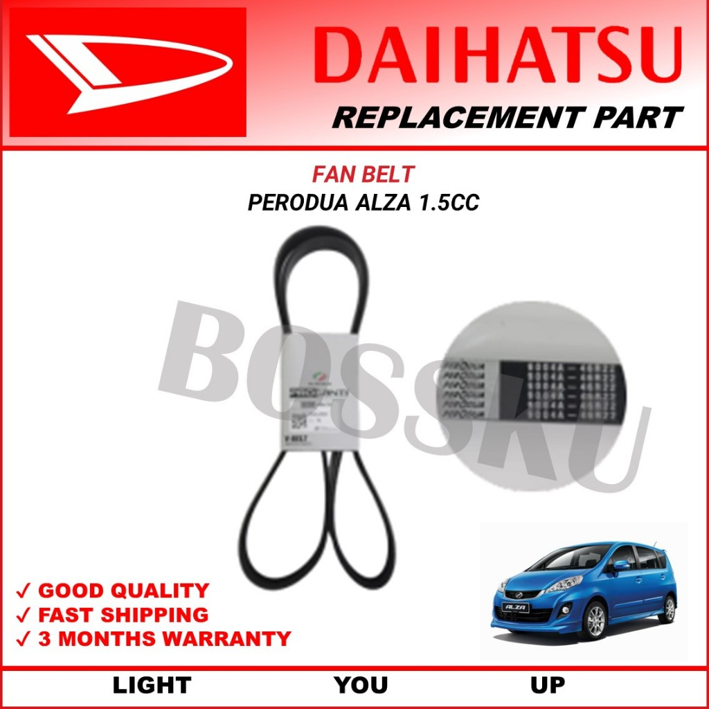 FAN BELT - PERODUA ALZA 1.5CC (2009-2022) | Shopee Malaysia