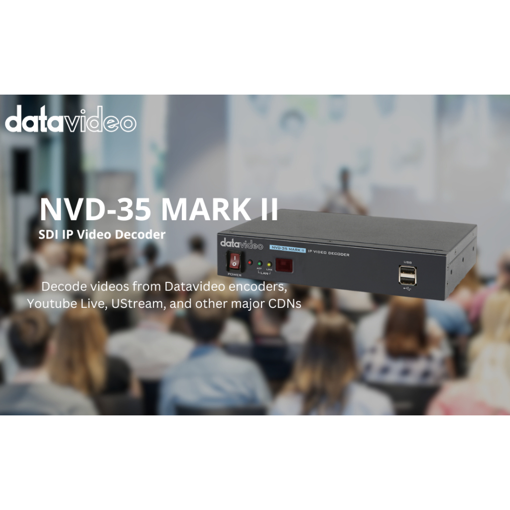 DATAVIDEO NVD-35 MARK II SDI IP Video Decoder | Shopee Malaysia