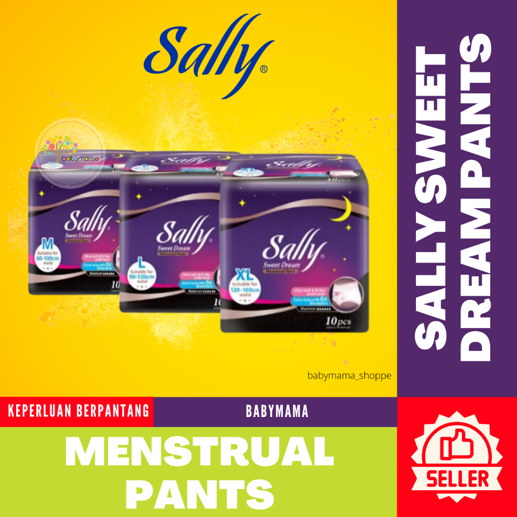[READY STOCK] SALLY MENSTRUAL PANTS | DISPOSABLE TRIPE CUFF PANTS ...