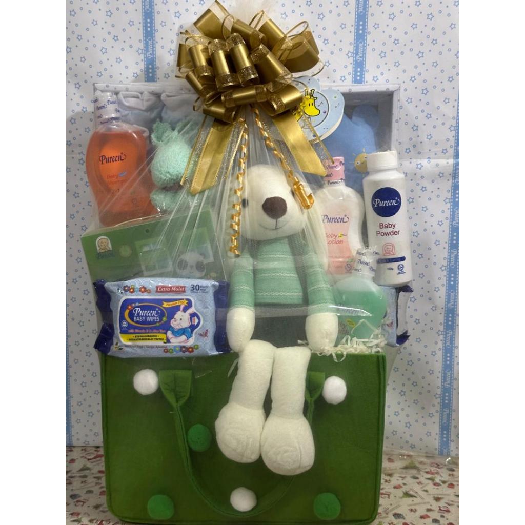 Pureen brand baby hamper gift set & toiletries sets :( FREE GREETING ...