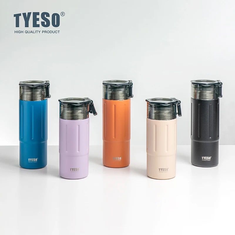 Original TYESO Tumbler Sport Bottle With Handle 480ml/600ml 304 ...