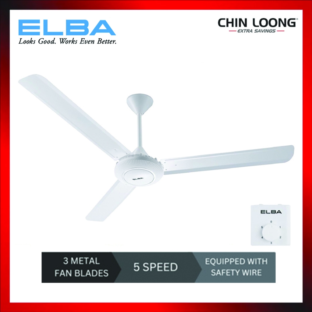 Midea/Elba/Khind Ceiling fan 60" Regulator/ Minlite 56"Ceiling Fan ...