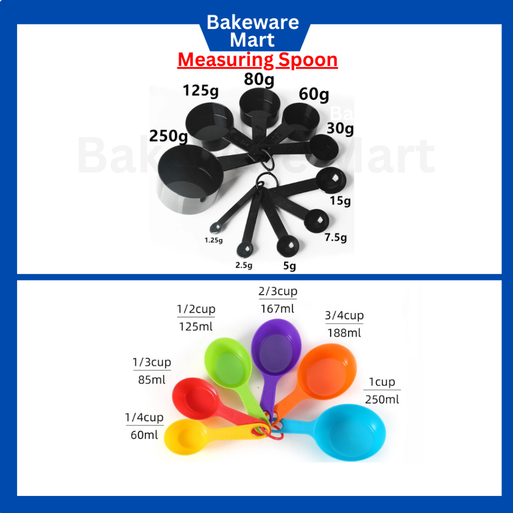 Measuring Spoon 5pcs/10pcs/12pcs Set Spoons Colourful Coffee Bakery ...