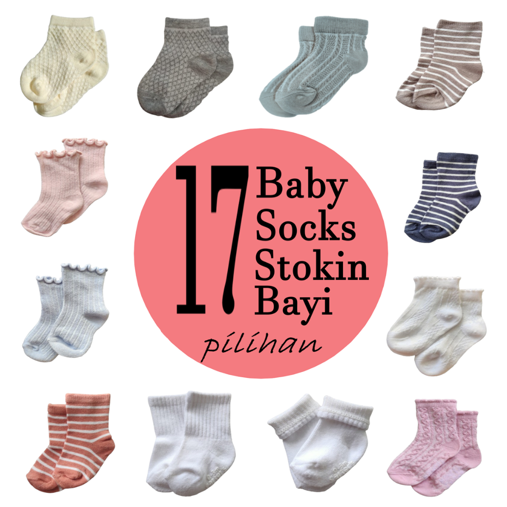 Kanak Sarung Kaki Bayi Baru Lahir Newborn Baby Socks Kid Plain Tight ...