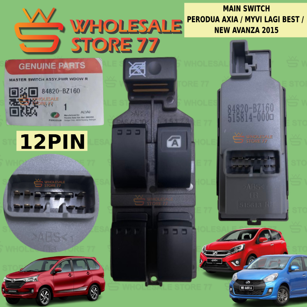 READY STOCK | AXIA MYVI ICON LAGI BEST NEW AVANZA 2015 POWER WINDOW ...