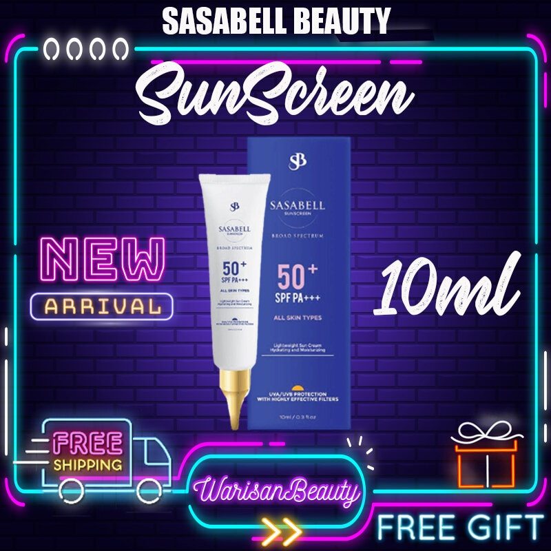 SASABELL : Sunscreen SPF50 PA+++ (Trial-10ML) | Shopee Malaysia