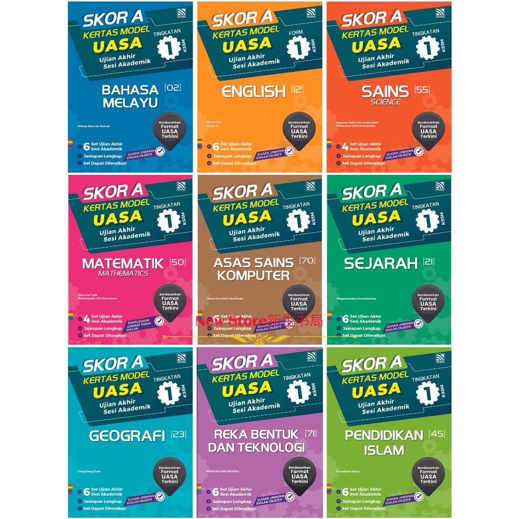 [NEWSTORE]2024Pelangi🌟SKOR A Kertas Model UASA - Tingkatan 1/2/3 KSSM ...