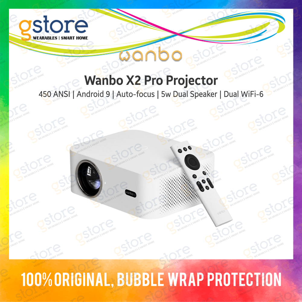 🔥[HOT] WANBO Smart Projector X1 Pro (720p HD, Built-in Android OS ...