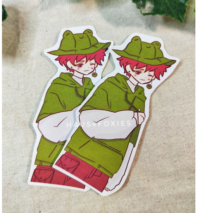 Haus4Foxies Loose Sticker Frogo Human form stationery stickers | Shopee ...