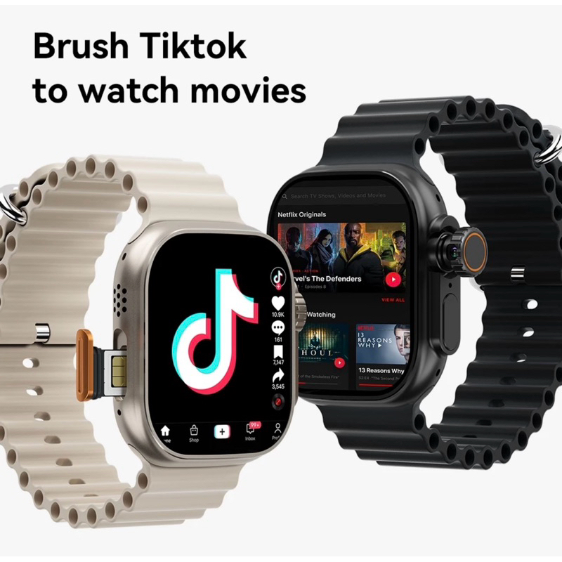 SMARTWATCH U21 & A10 PRO ( LATEST ) + PLAYSTORE + CAMERA + 5G + AMOLED ...