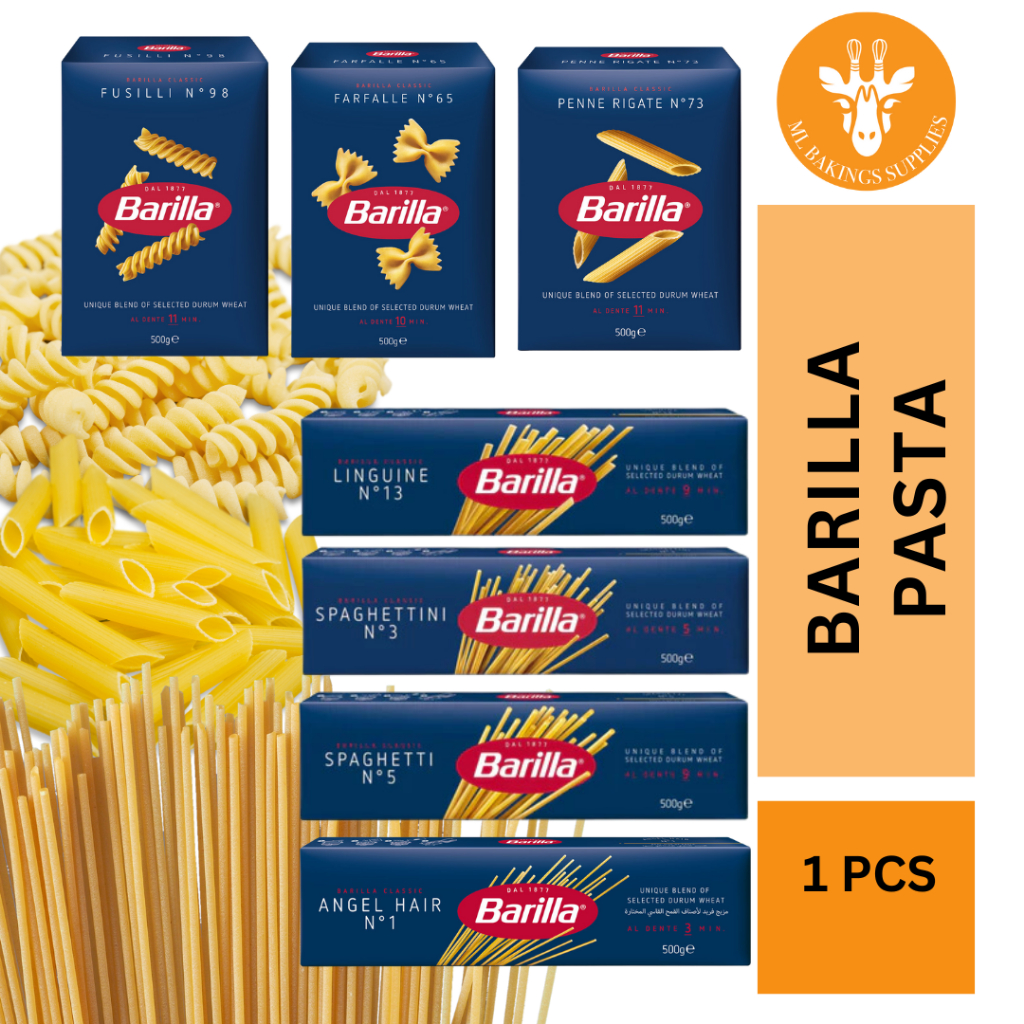 BARILLA Pasta Linguine/Fusilli/Penne Rigate/Spaghetti/Farfalle ...