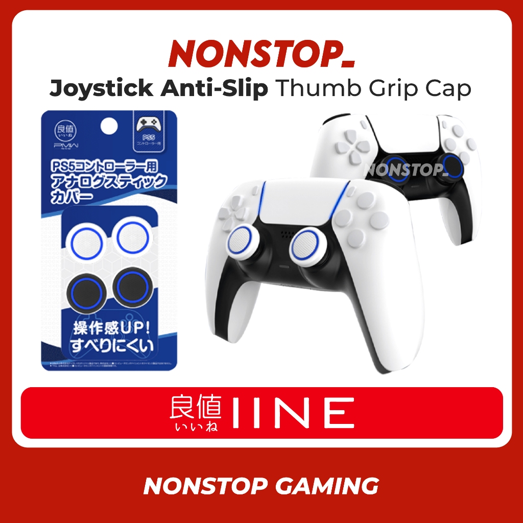 IINE 良值 PS5 PS4 XBOX Switch Pro Controller Silicone Analog Cap Joystick ...