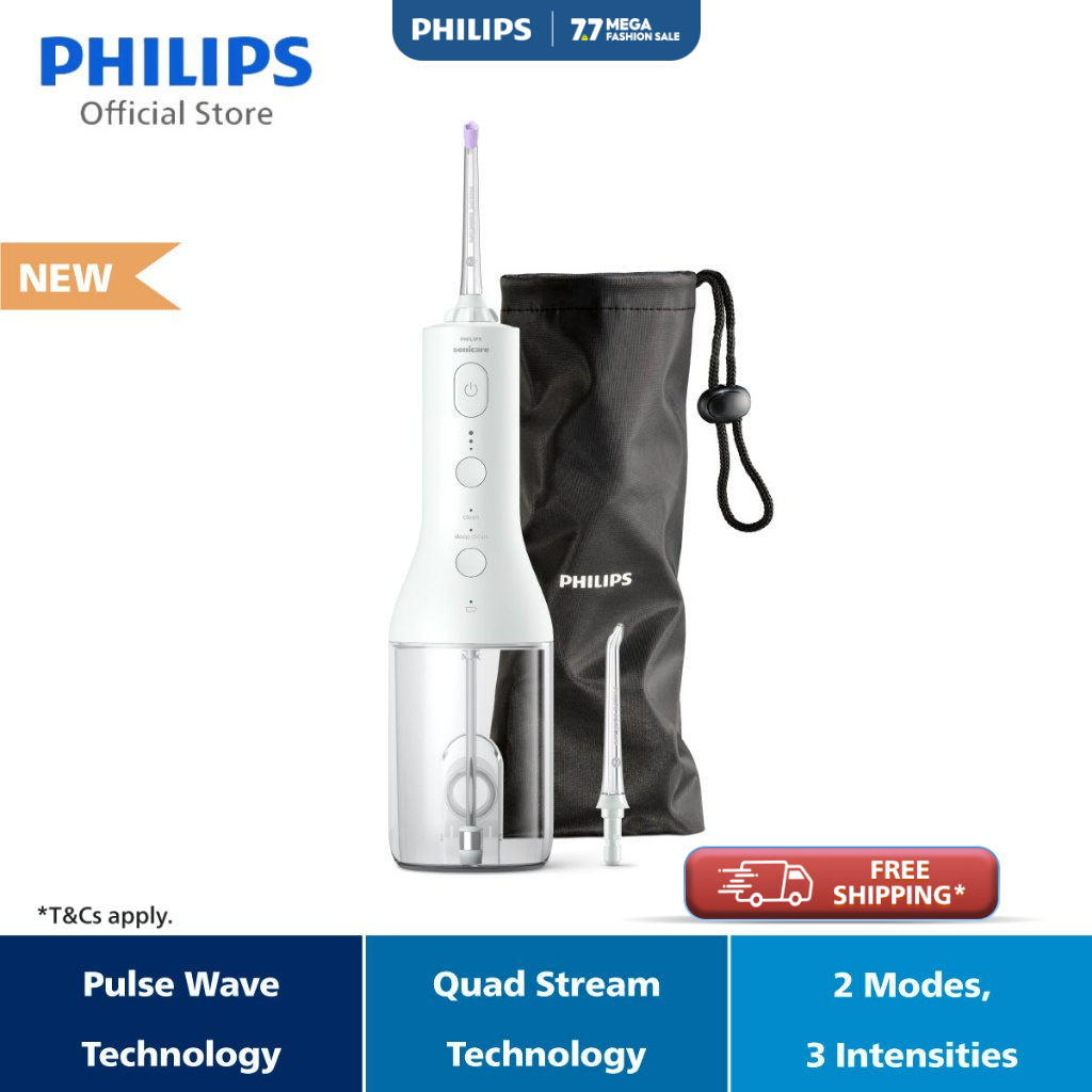 Philips Sonicare Cordless Power Flosser 3000 Oral Irrigator HX3826/31 ...