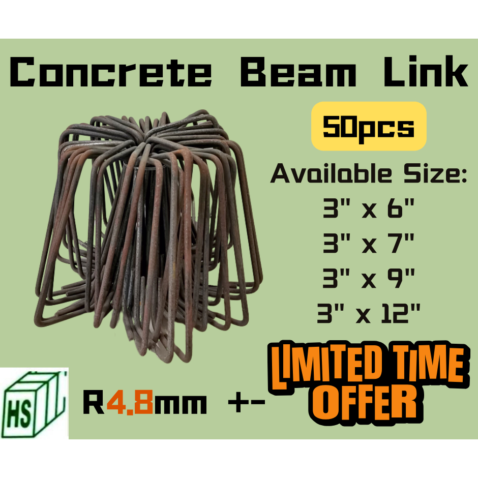 Besi Bulat Ring / Besi Link / Link Concrete Beam Link / Stirrup Link 4 ...
