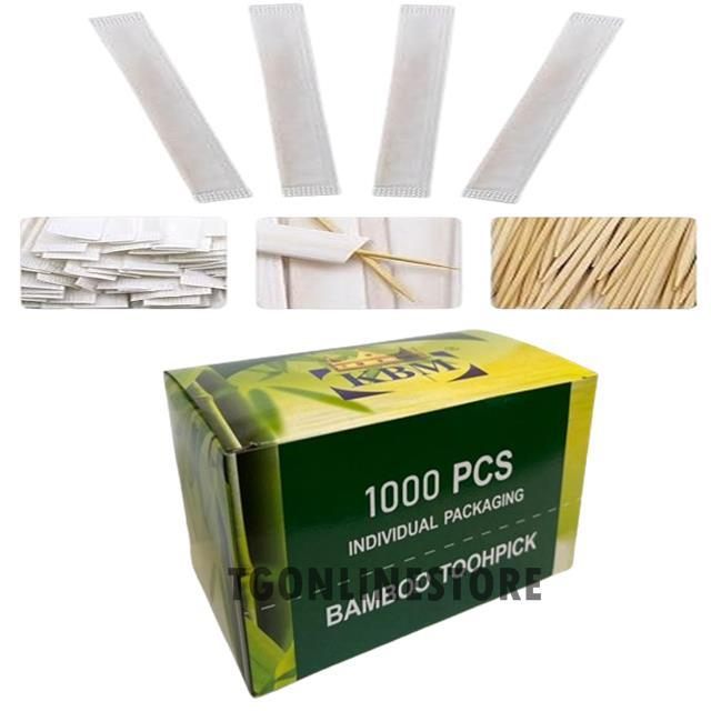 (1000) Bamboo Toothpicks/Disposable Toothpick Natural Bamboo Toothpick ...